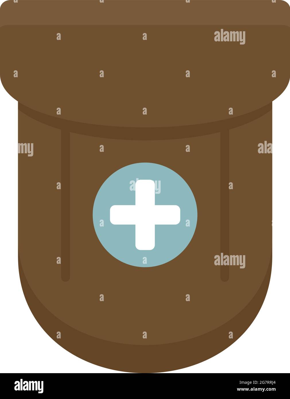 Medical pocket icon. Flat illustration of medical pocket vector icon ...