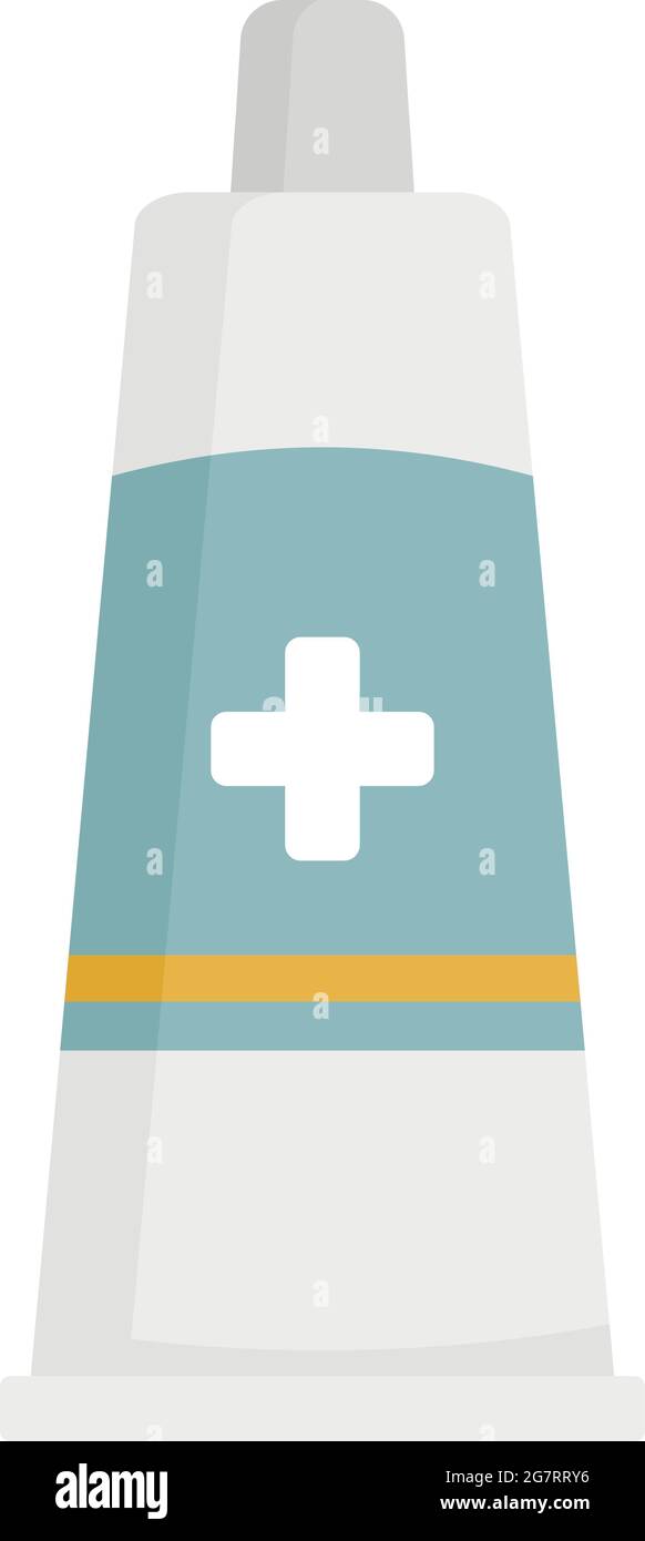 Medical tube icon. Flat illustration of medical tube vector icon ...