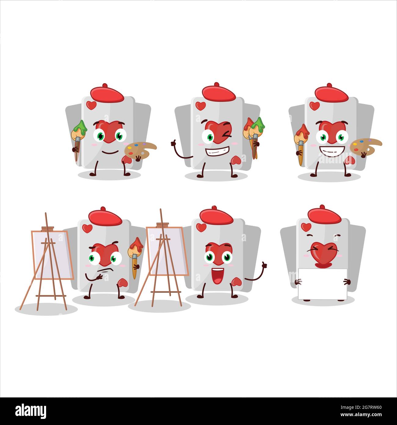 Remi card love Stock Vector Images - Alamy