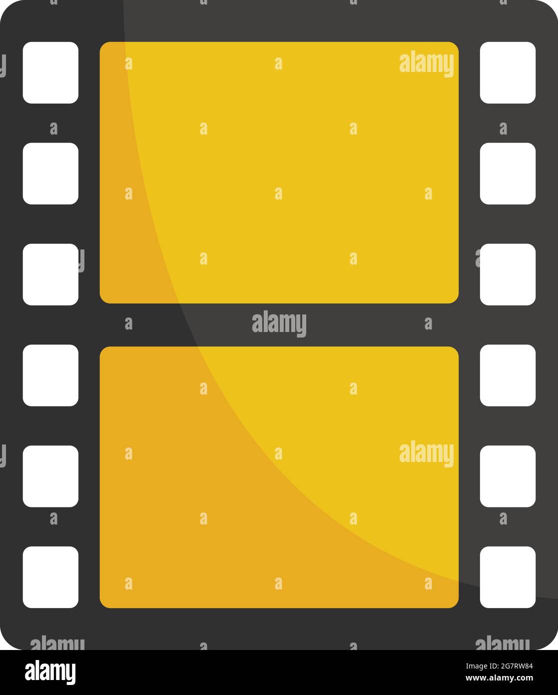 Animation film icon. Flat illustration of animation film vector icon ...