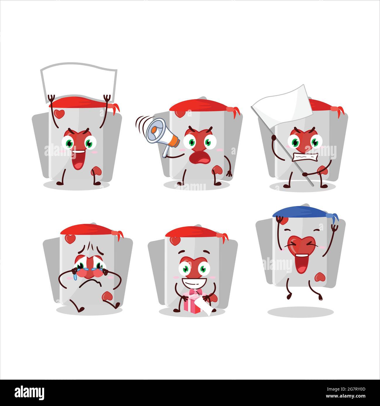 Mascot design style of remi card love character as an attractive ...