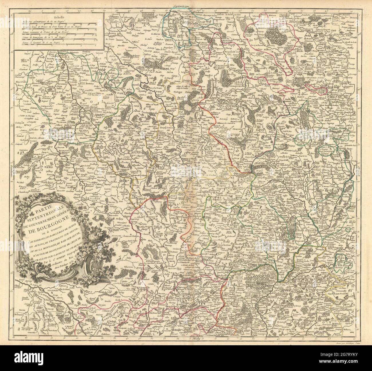 Bourgogne map hi-res stock photography and images - Alamy