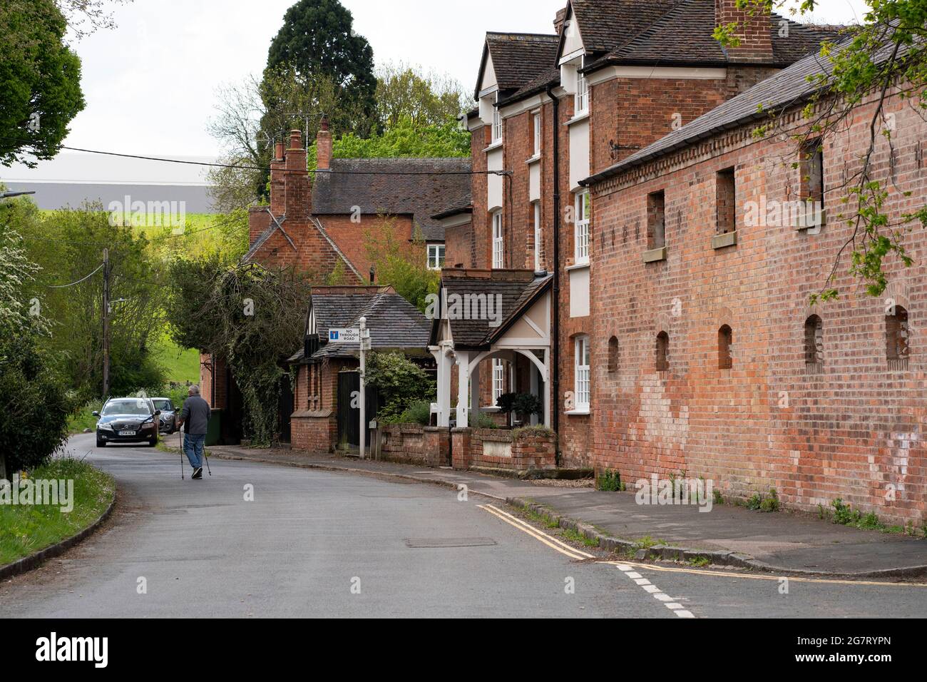 The quiet village of Lockington in the East Midlands, UK Stock Photo ...