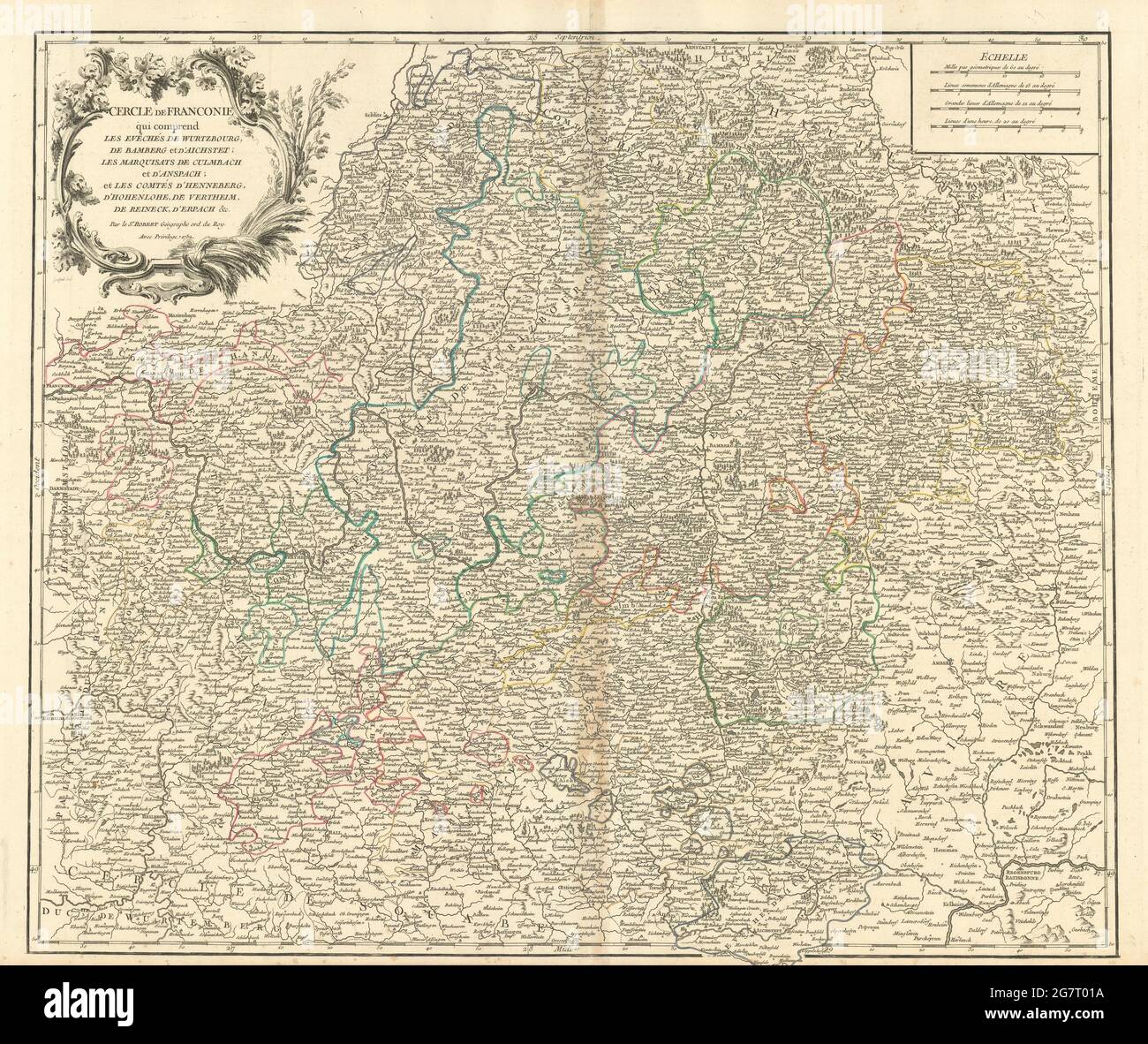 Map of franconia hi-res stock photography and images - Alamy