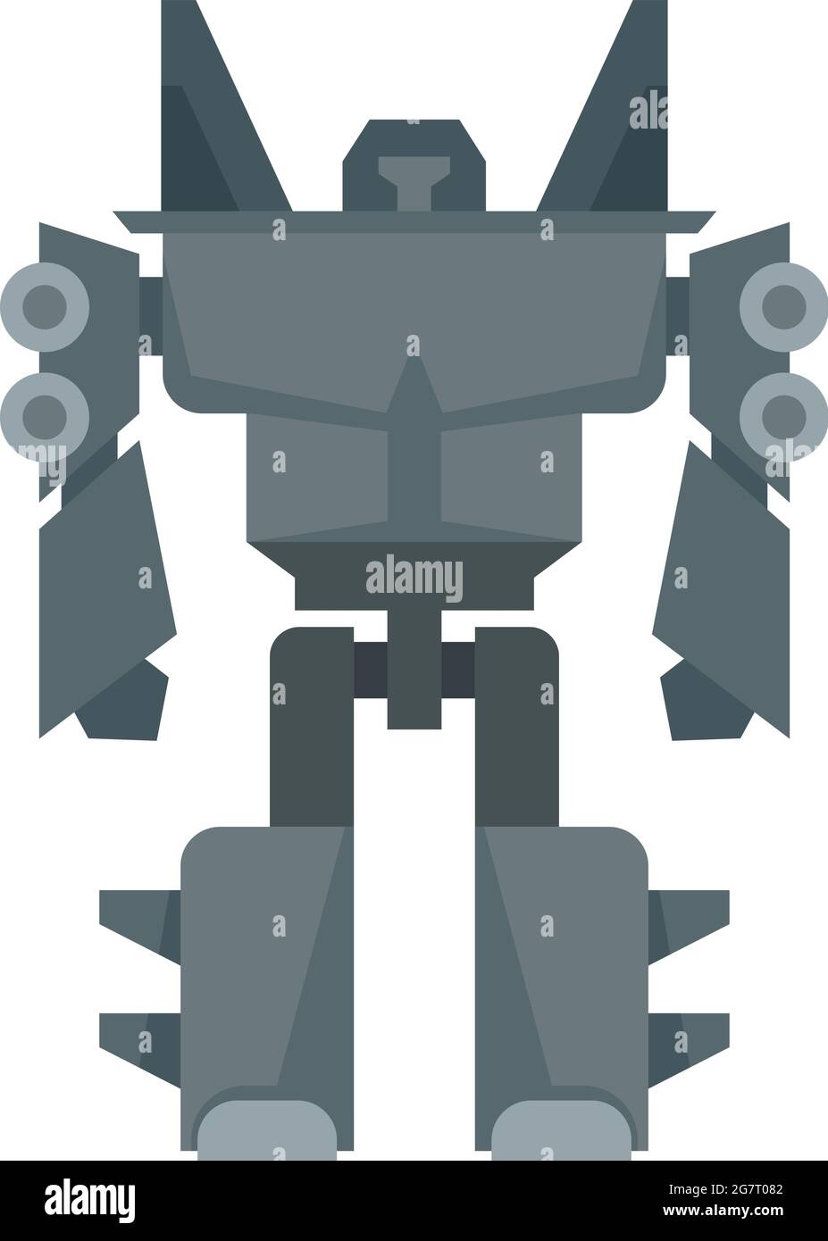 Robot transformer icon. Flat illustration of robot transformer vector ...