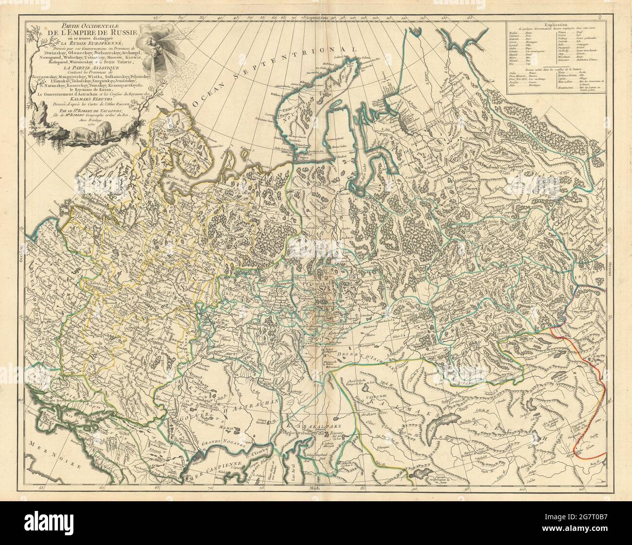 Map of asia russia hi-res stock photography and images - Alamy