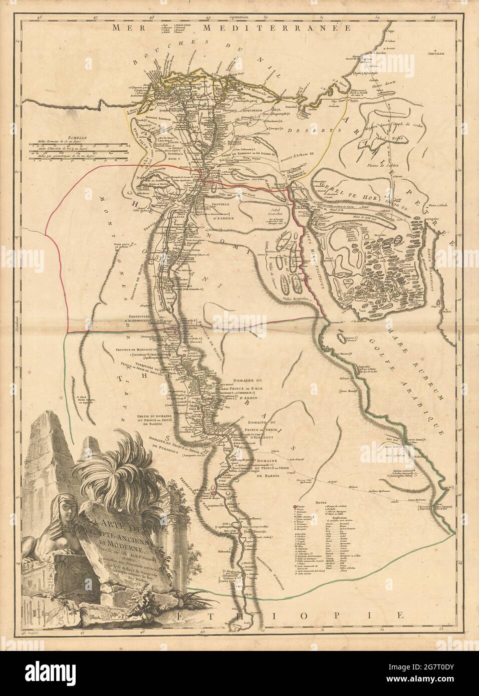 Carte ancienne egypte hi-res stock photography and images - Alamy