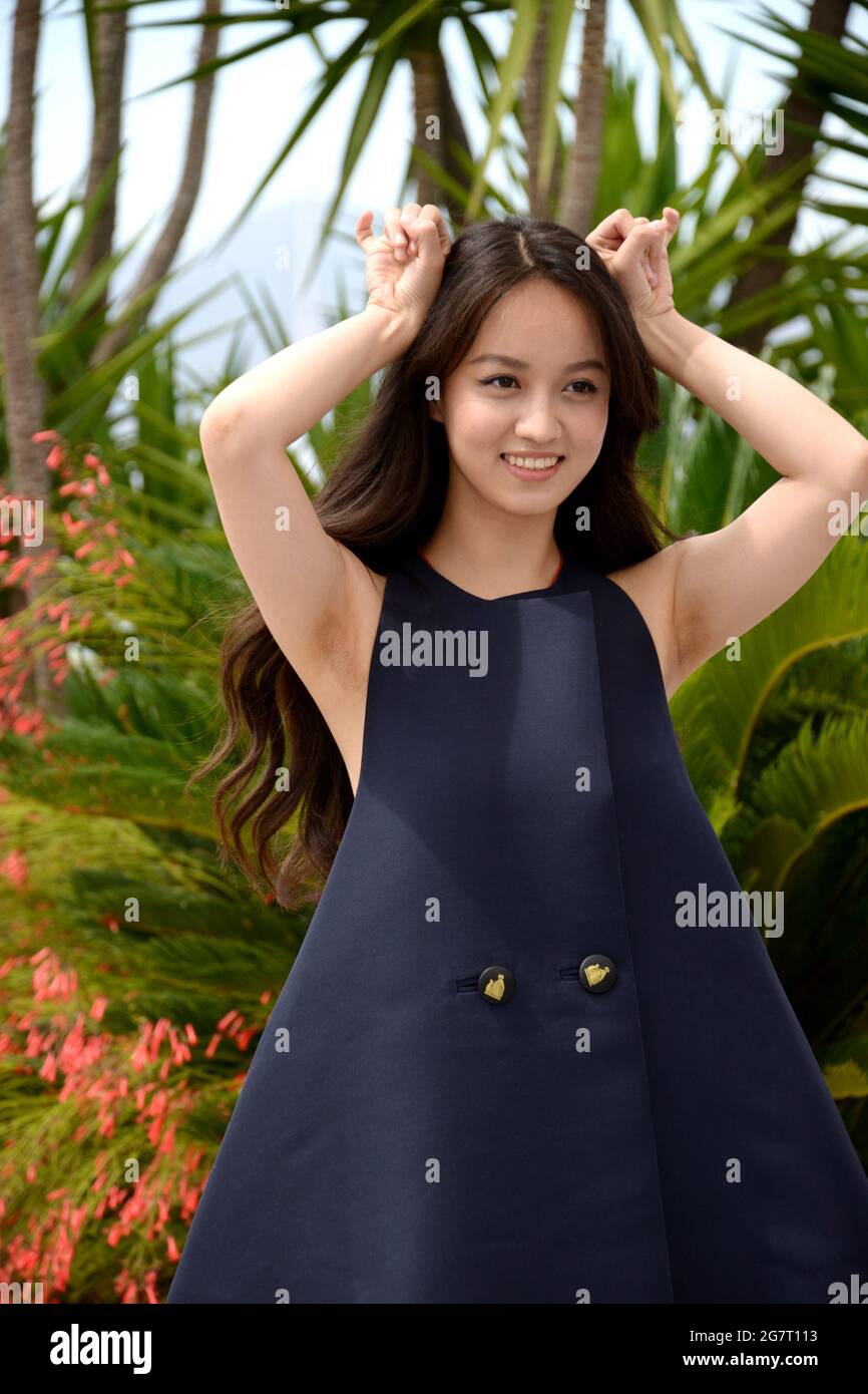 July 15, 2021, CANNES, France: CANNES, FRANCE - JULY 15: Lucie Zhang ...