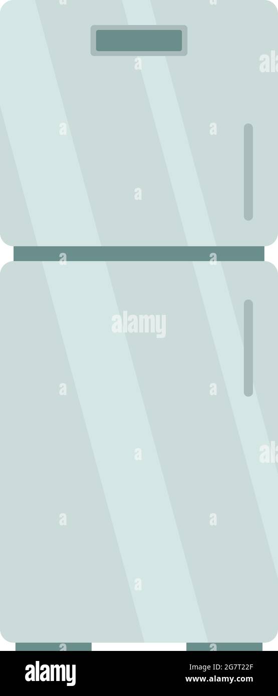 Full fridge icon. Flat illustration of full fridge vector icon isolated ...