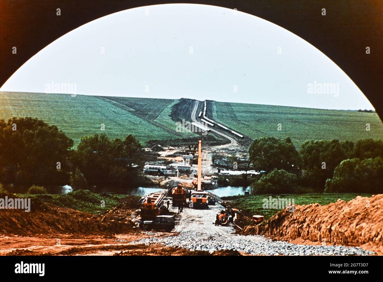 1970s road construction hi-res stock photography and images - Alamy