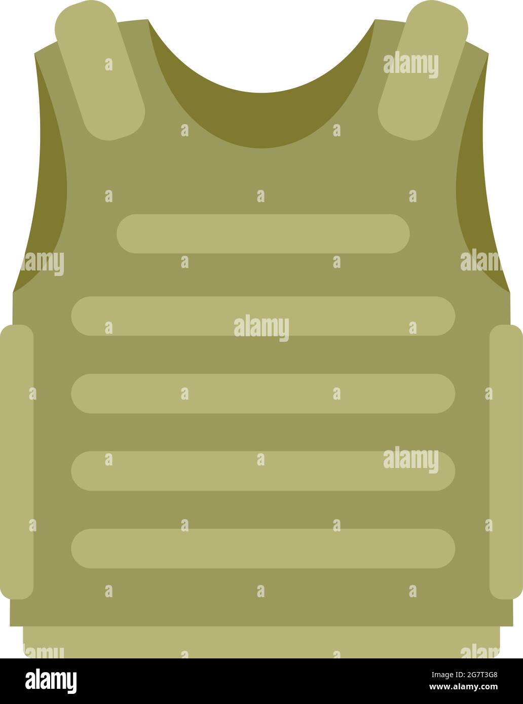 Body armor icon. Flat illustration of body armor vector icon isolated ...