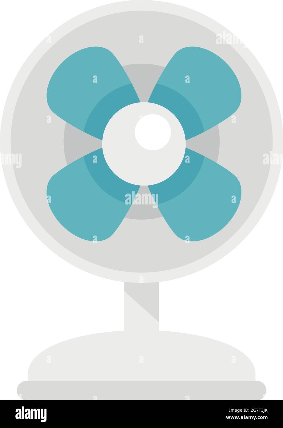 Clean room fan icon. Flat illustration of clean room fan vector icon ...