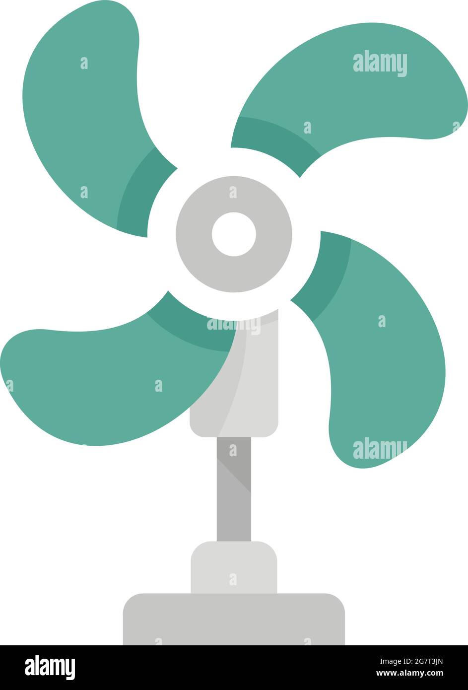 Fresh air fan icon. Flat illustration of fresh air fan vector icon ...