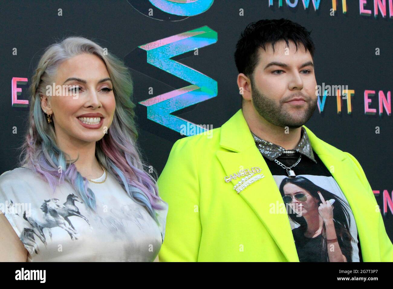 LOS ANGELES - JUL 15: Whitney Cummings, Benton Ray at How It Ends LA ...