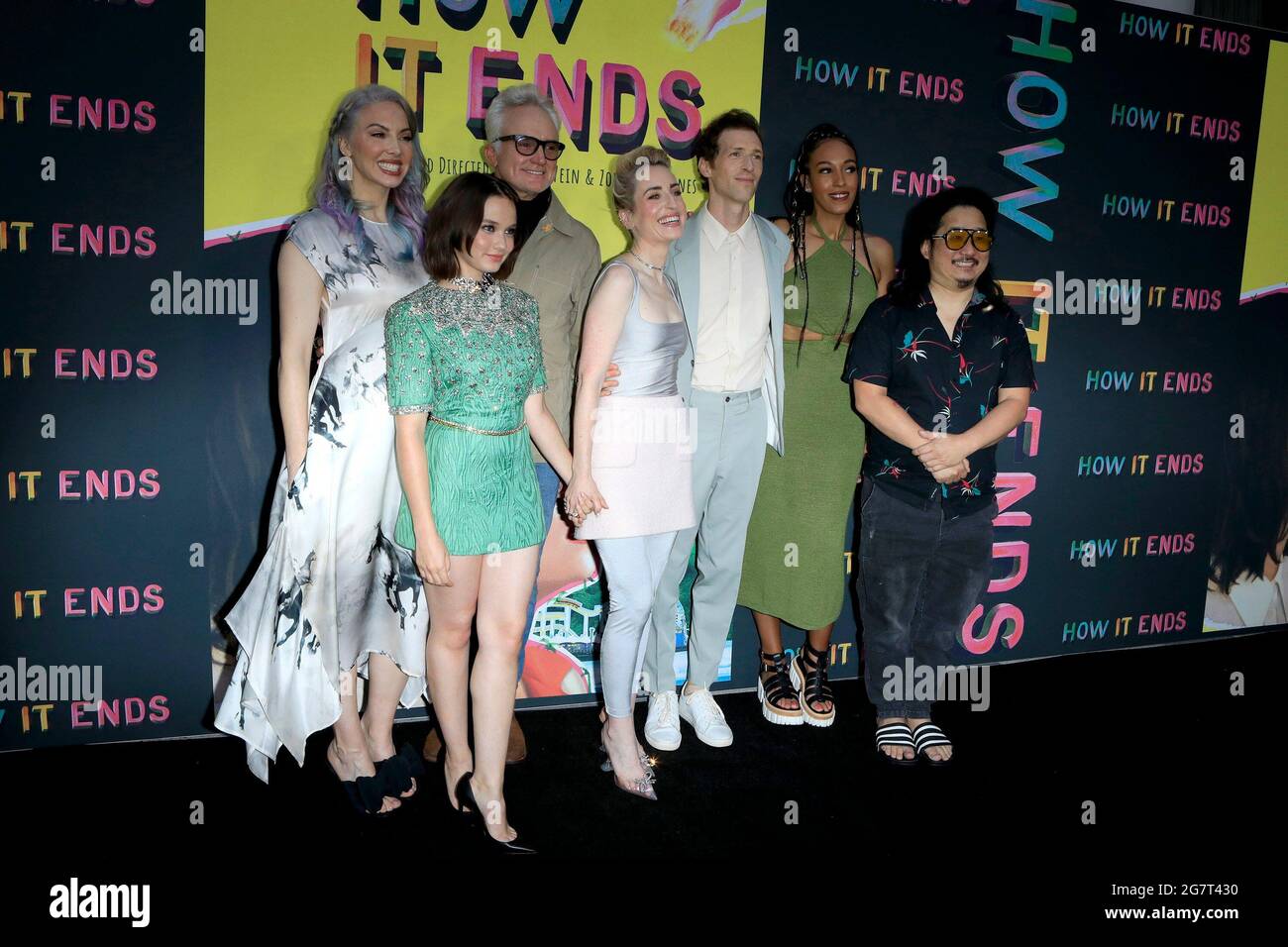 Los Angeles, CA. 15th July, 2021. How It Ends cast at arrivals for HOW ...