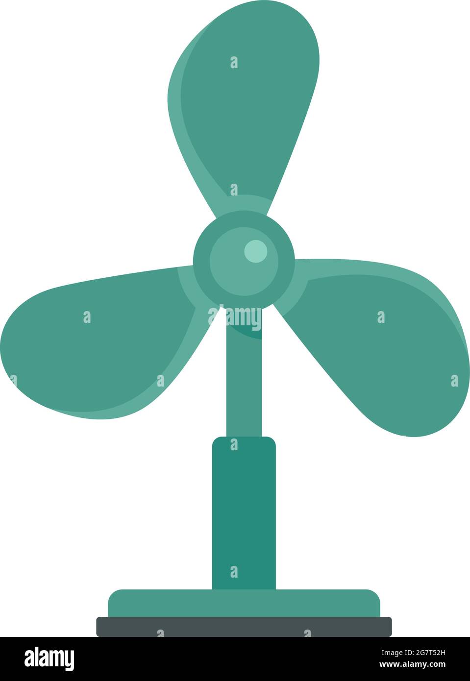 Old room fan icon. Flat illustration of old room fan vector icon ...