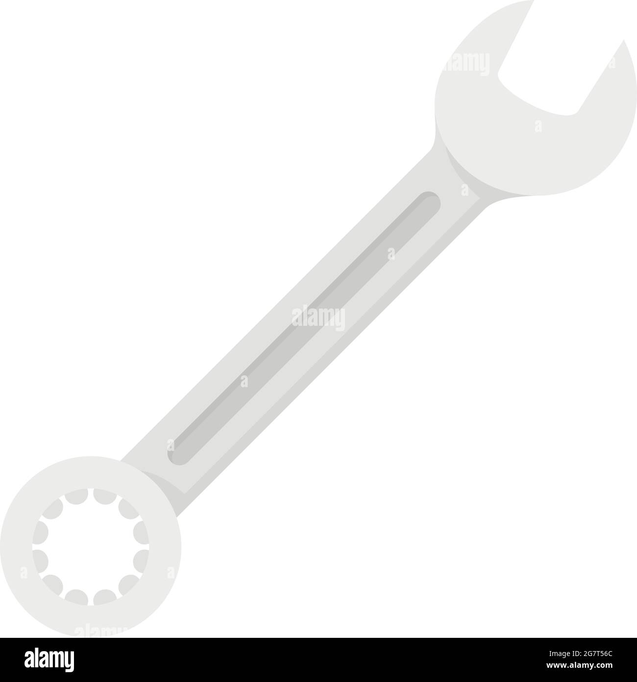 Fix wrench icon. Flat illustration of fix wrench vector icon isolated ...