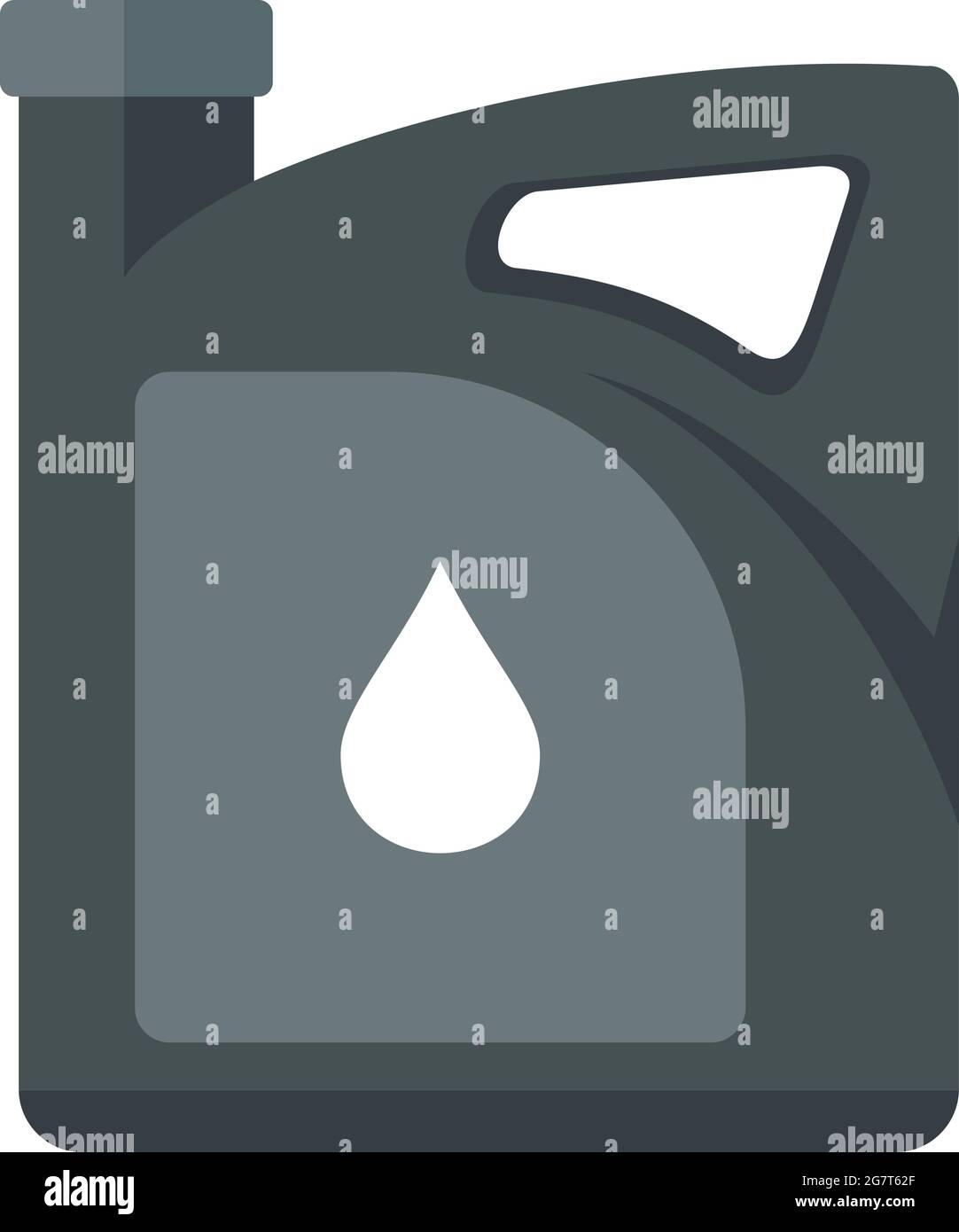 Service motor oil icon. Flat illustration of service motor oil vector ...