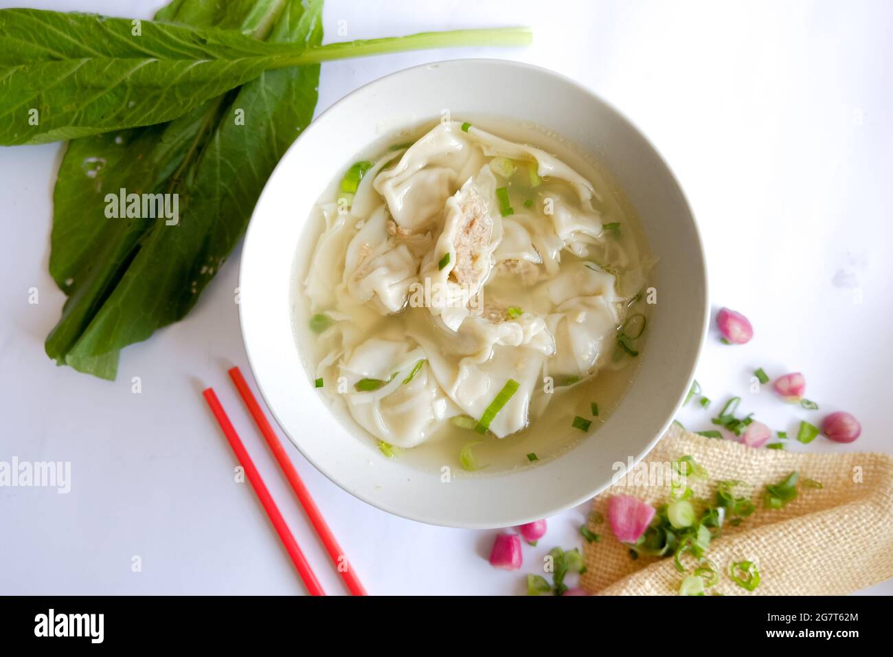 chicken noodle its traditional of indonesia food Stock Photo - Alamy
