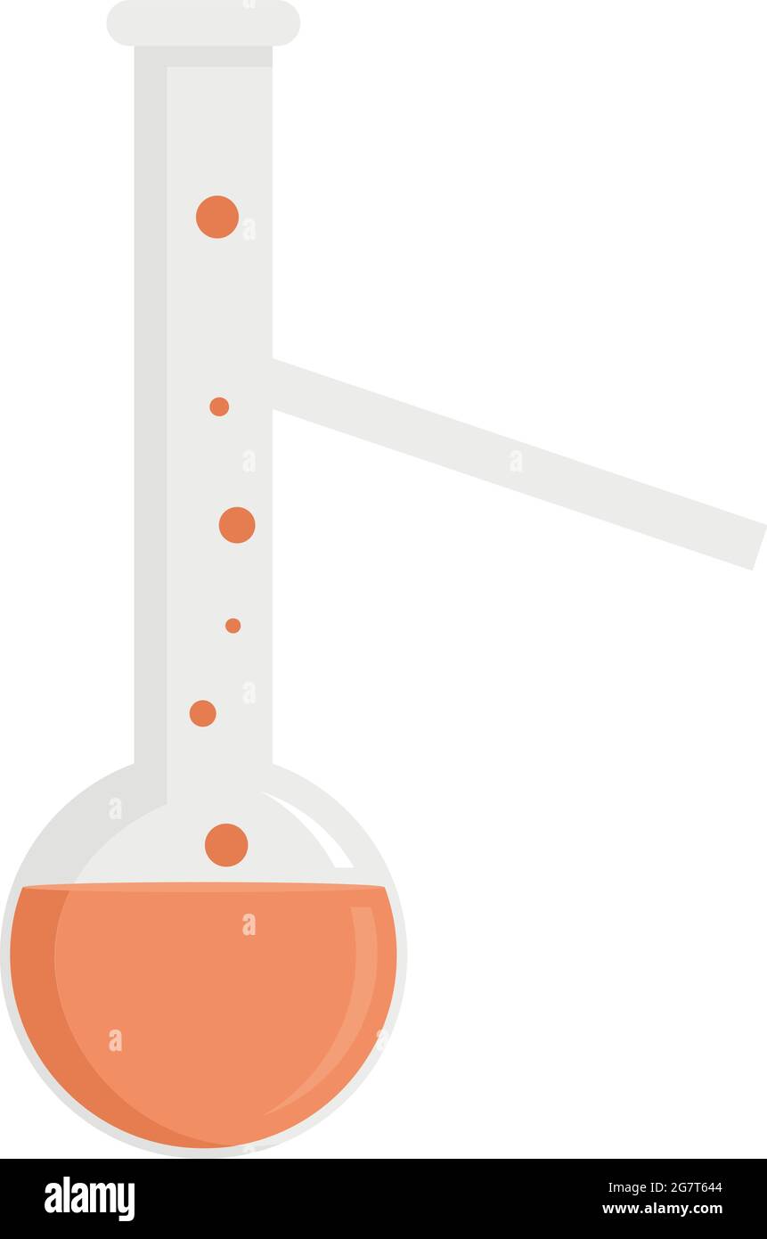 Beaker of water boiling Stock Vector Images - Alamy