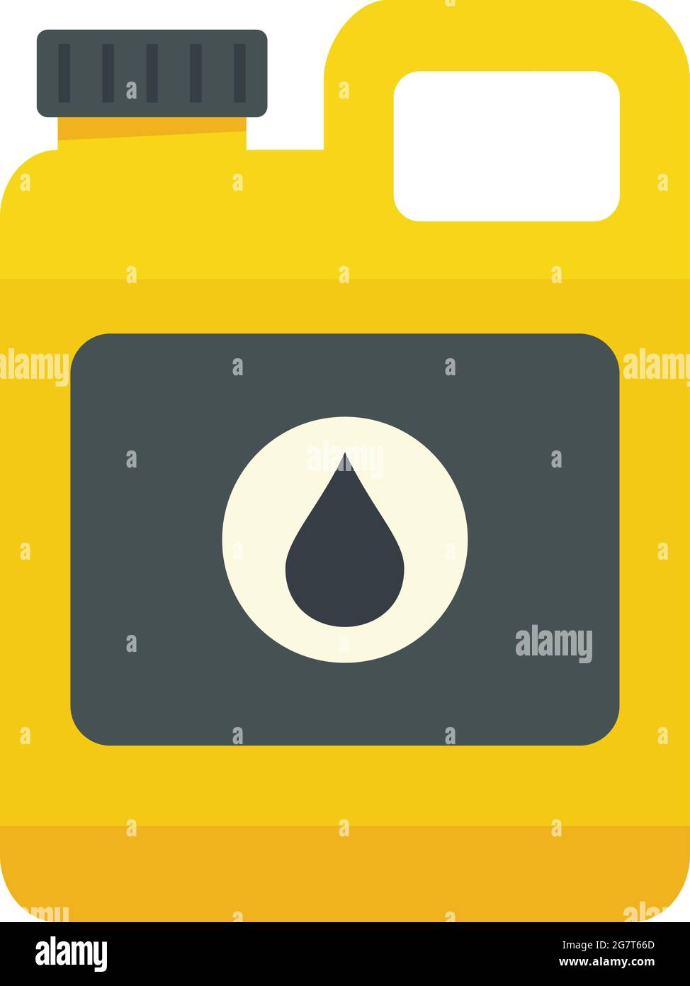 Vehicle motor oil icon. Flat illustration of vehicle motor oil vector ...