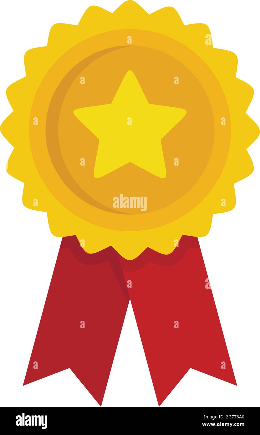 Emblem loyalty icon. Flat illustration of emblem loyalty vector icon ...