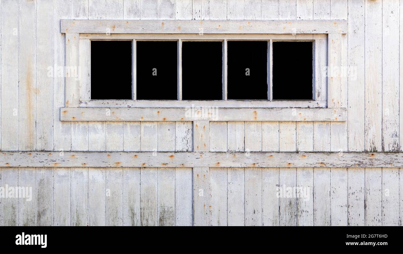 Rustic barn wooden wall with stable door background Stock Photo - Alamy