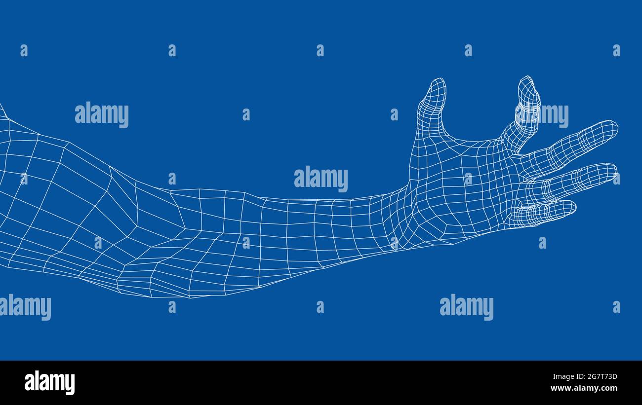 Hand hold some tiny or thin object. Vector Stock Vector Image & Art - Alamy