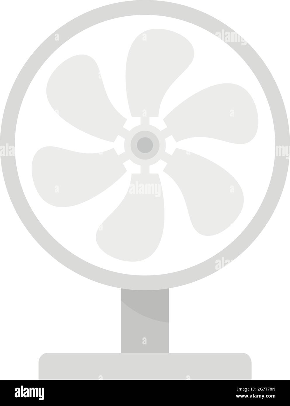 Wind home fan icon. Flat illustration of wind home fan vector icon ...
