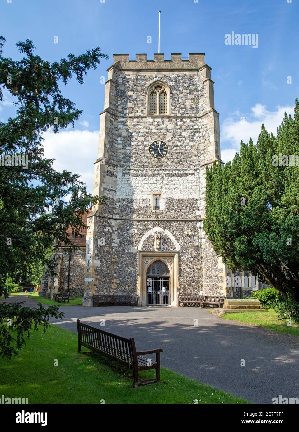 St. Michael's Church Bray Berks UK Stock Photo - Alamy