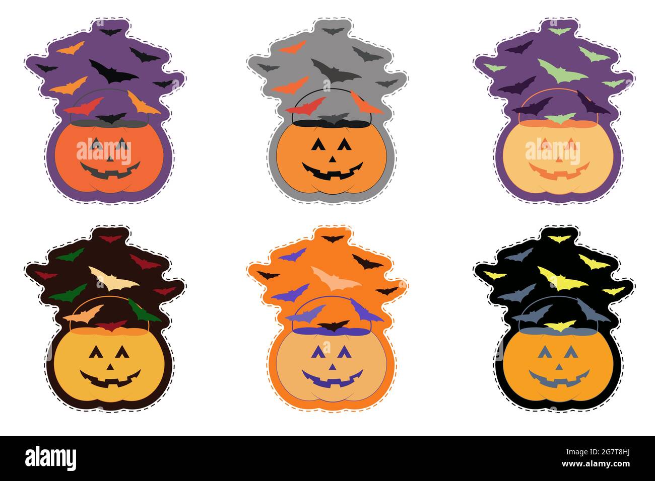 Cute sticker pack Cut Out Stock Images & Pictures - Alamy