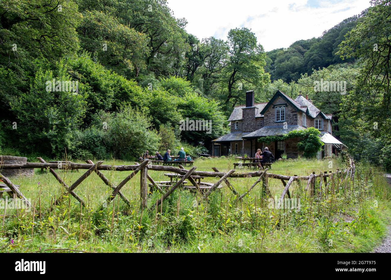 Watersmeet House Watersmeet Devon UK Stock Photo - Alamy