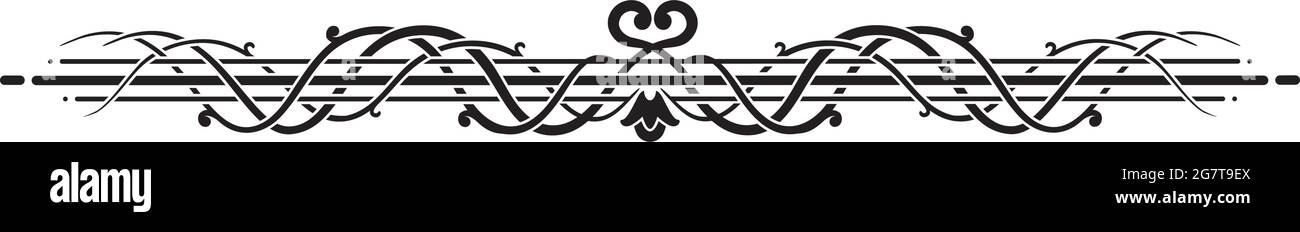 Art Deco style vector illustration with interlocking lines creating a ...