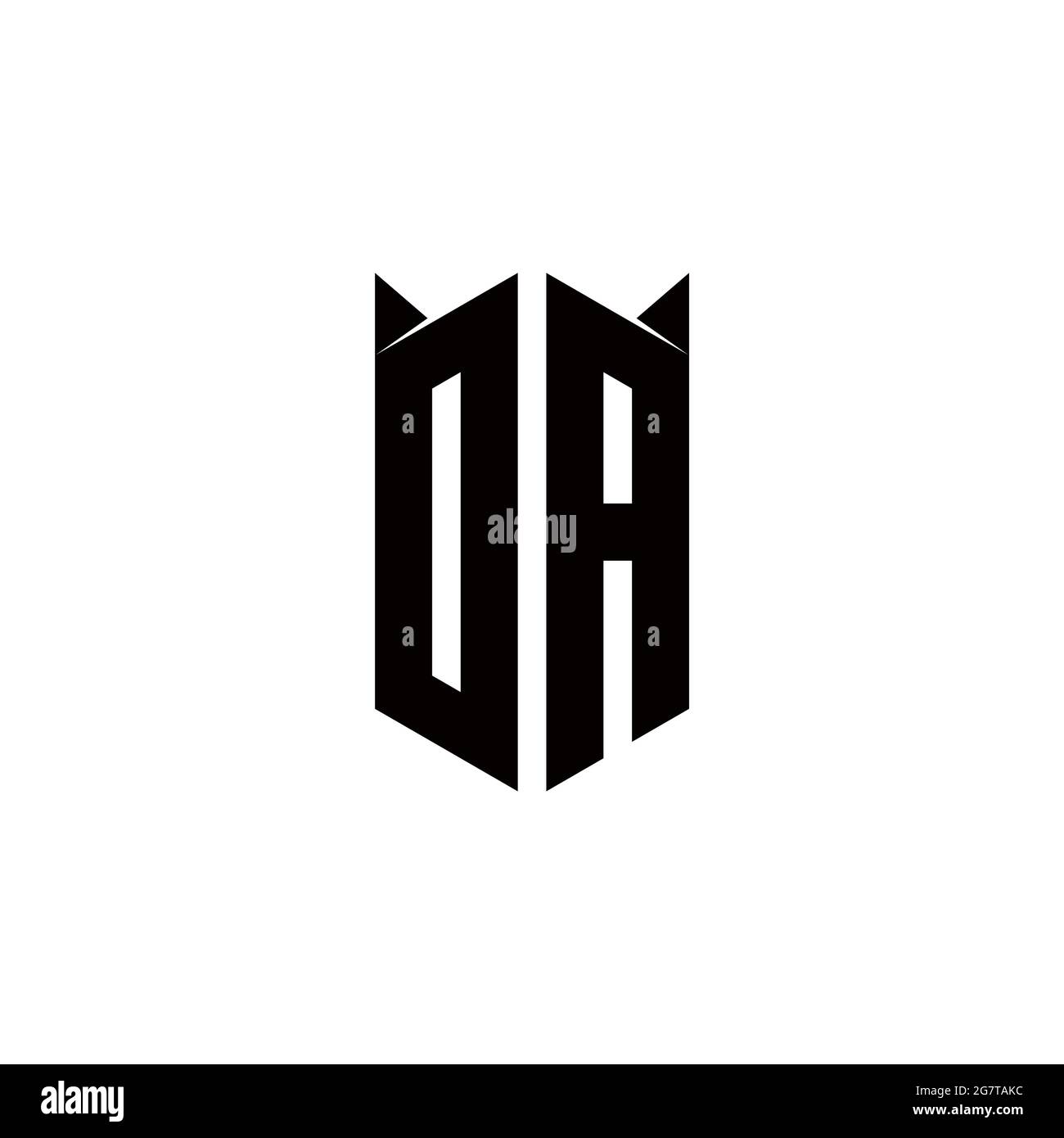 Letter da logo Cut Out Stock Images & Pictures - Alamy