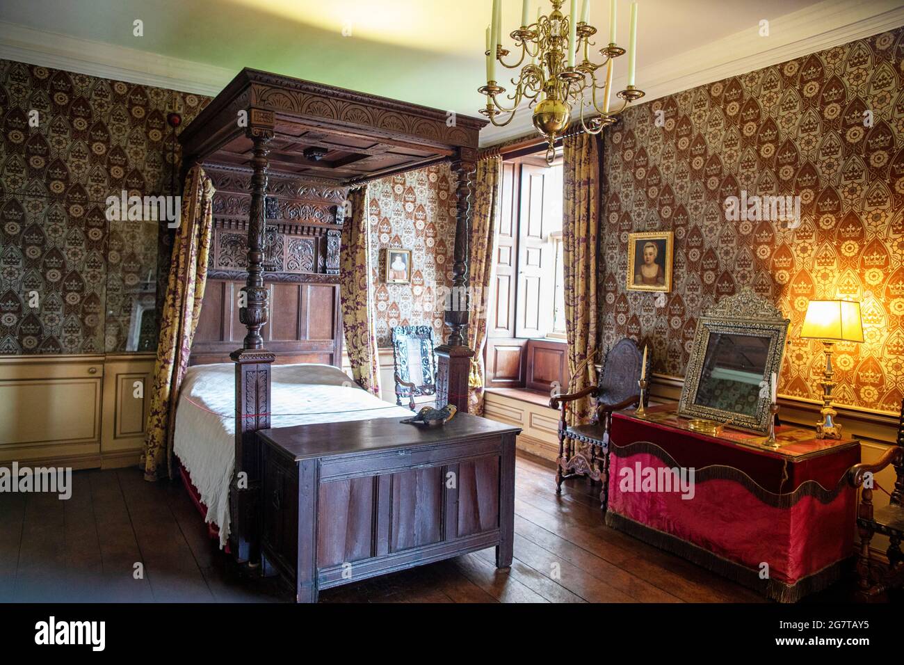 The Royal Suite At Dunster Castle Somerset UK Stock Photo - Alamy