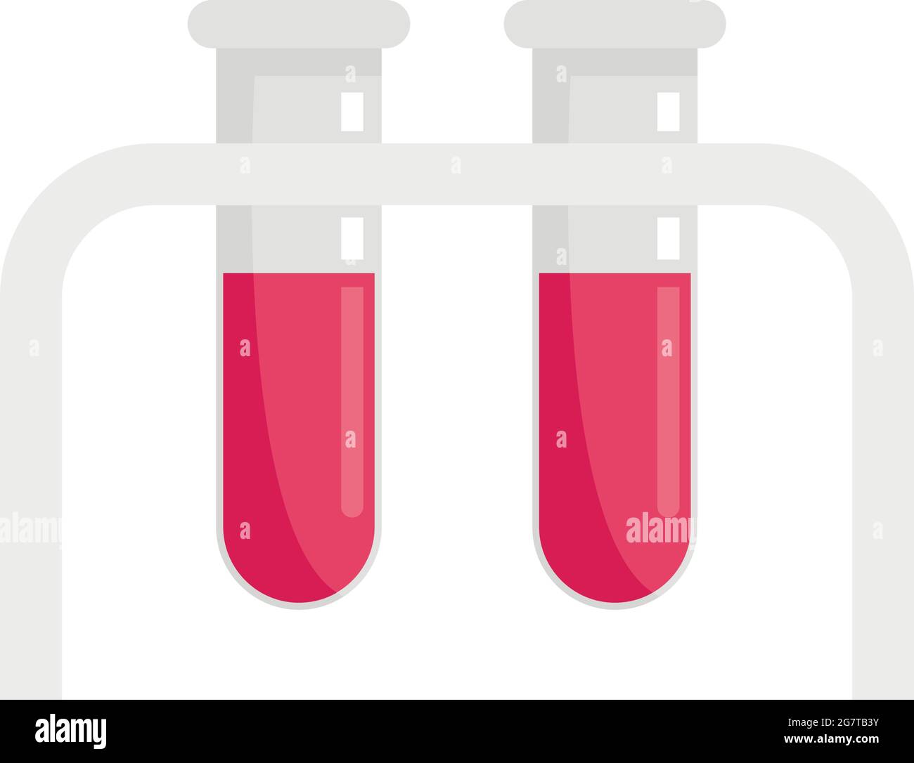 Science test tube lab icon. Flat illustration of science test tube lab ...
