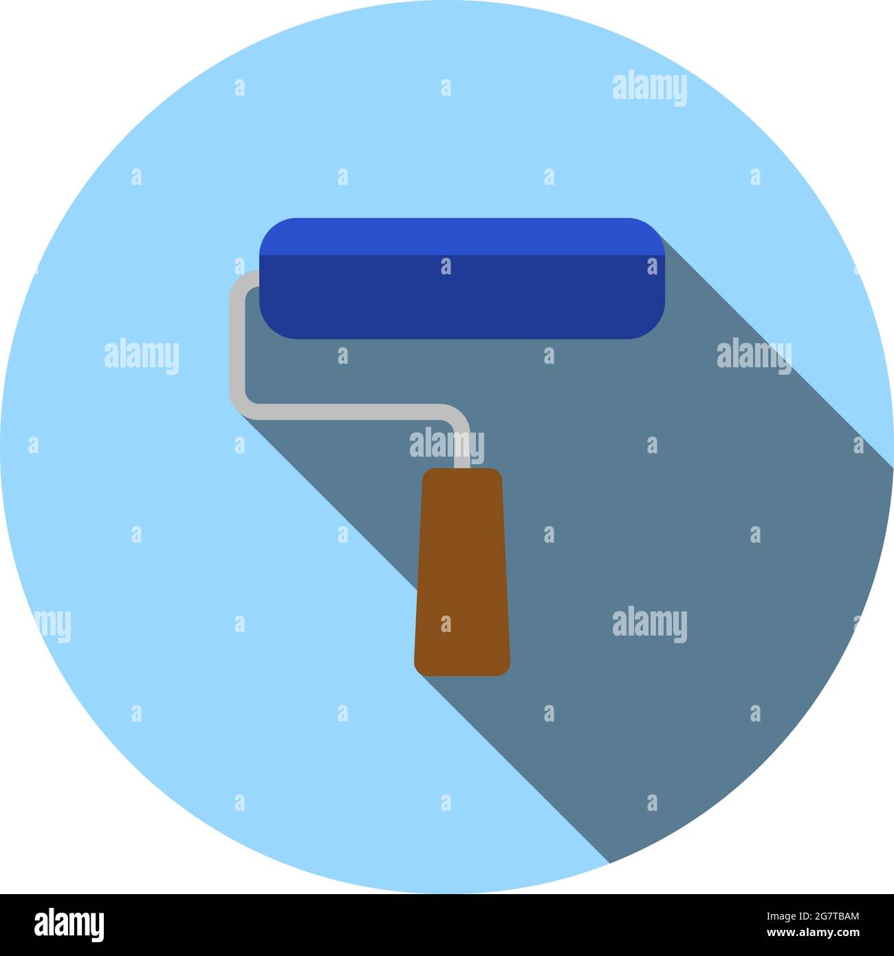 Long brushes Stock Vector Images - Alamy