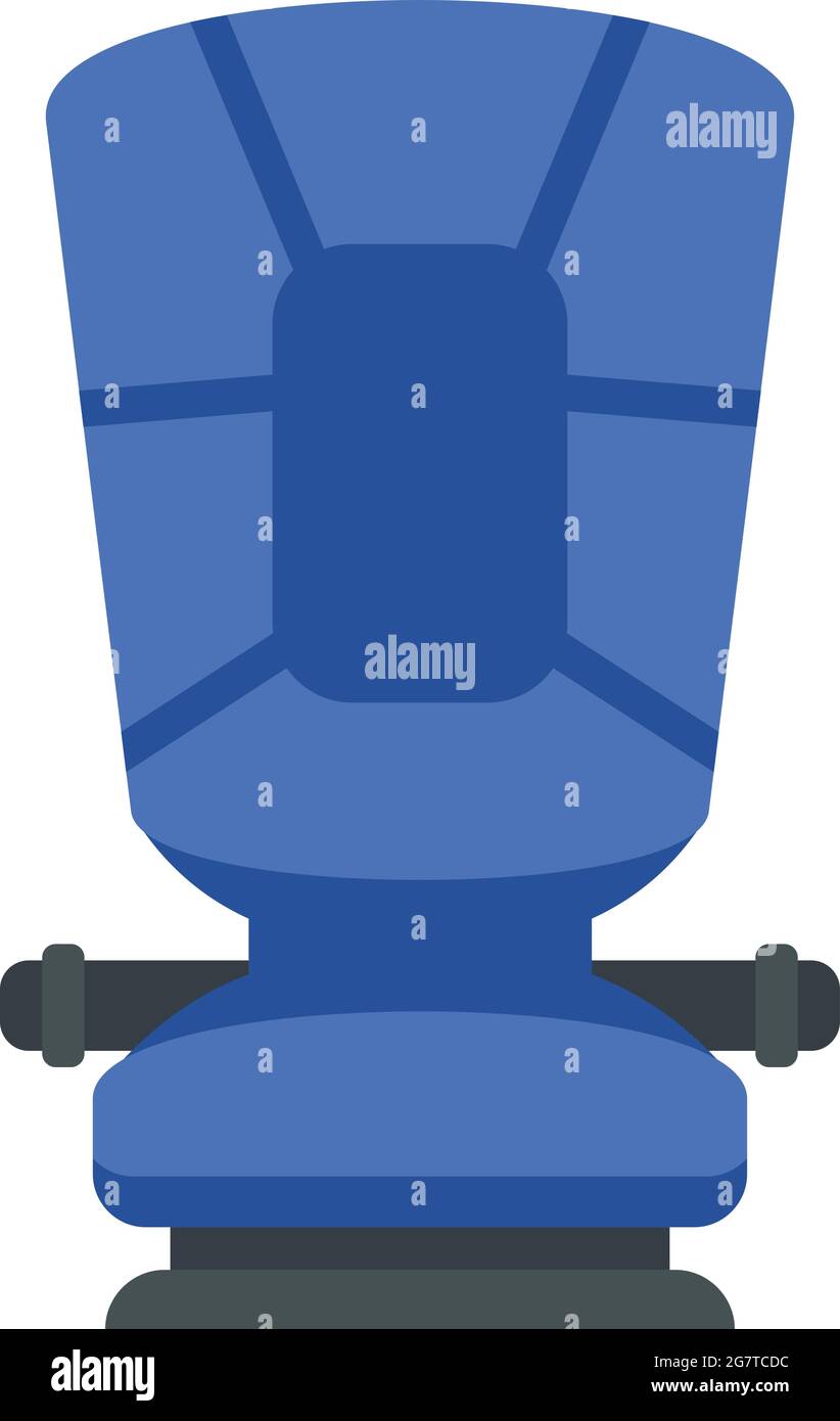 Restraint baby car seat icon. Flat illustration of restraint baby car ...