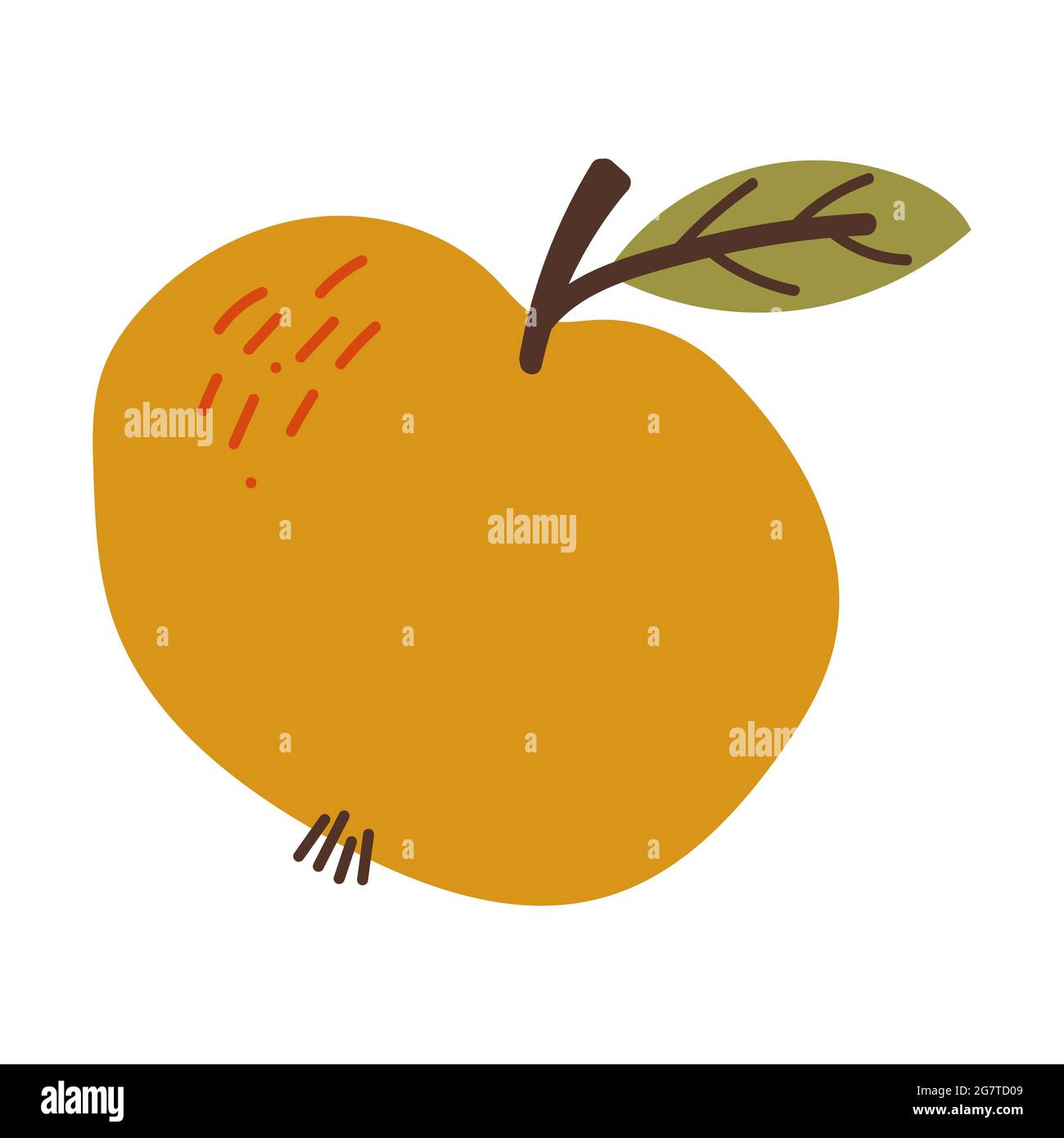 Apple shape cartoon hi-res stock photography and images - Alamy
