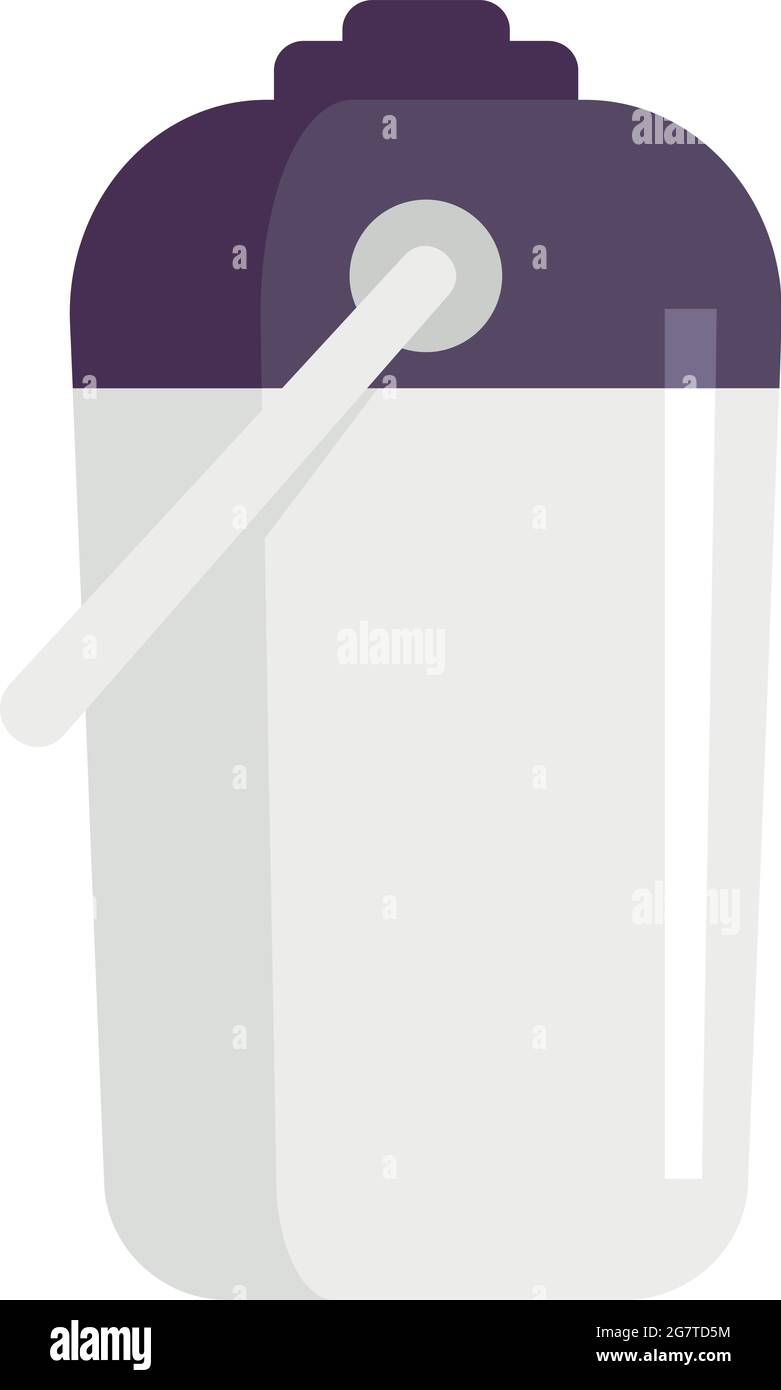 Thermo bottle icon. Flat illustration of thermo bottle vector icon ...