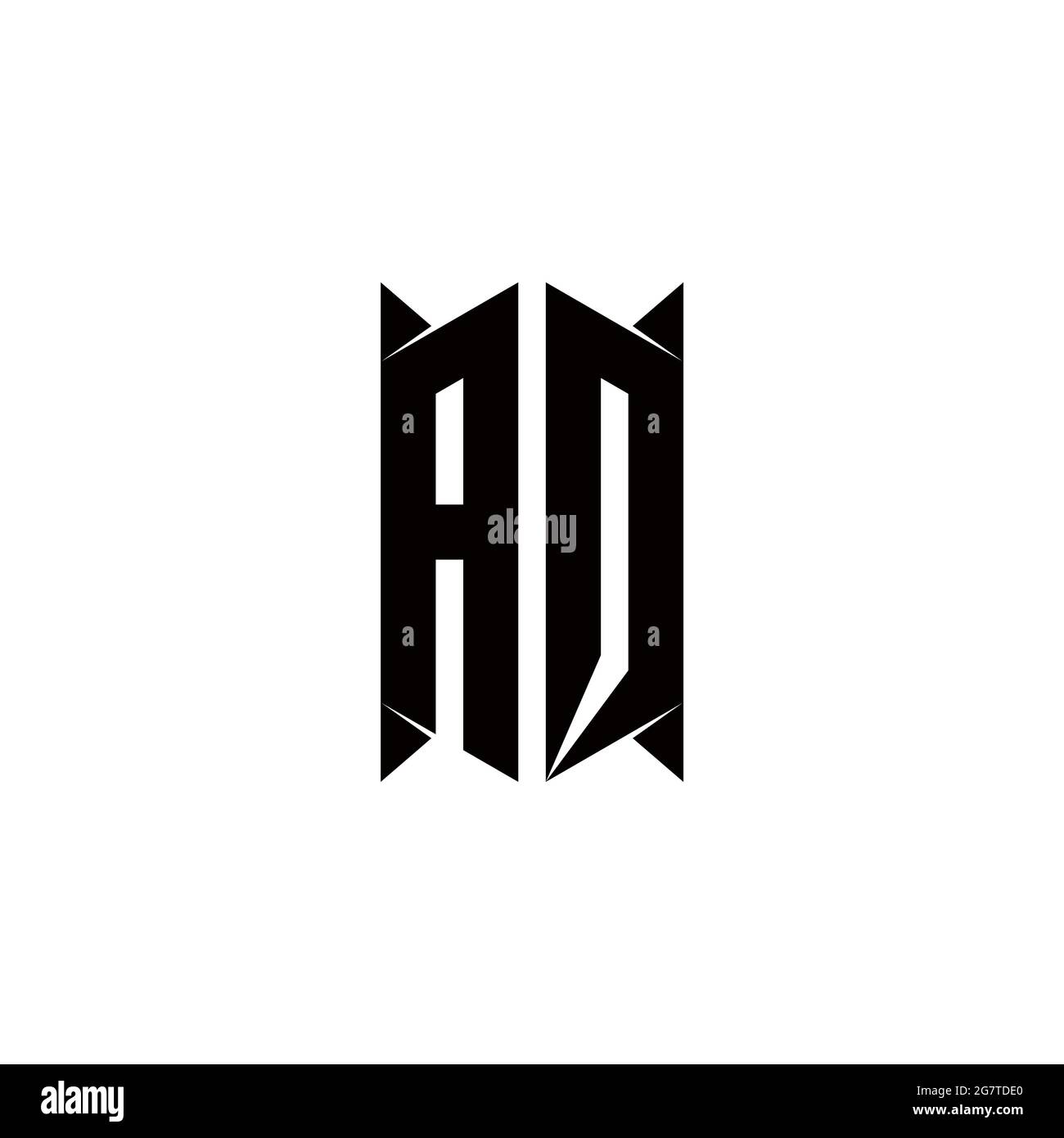 Aq logo vector vectors hi-res stock photography and images - Alamy