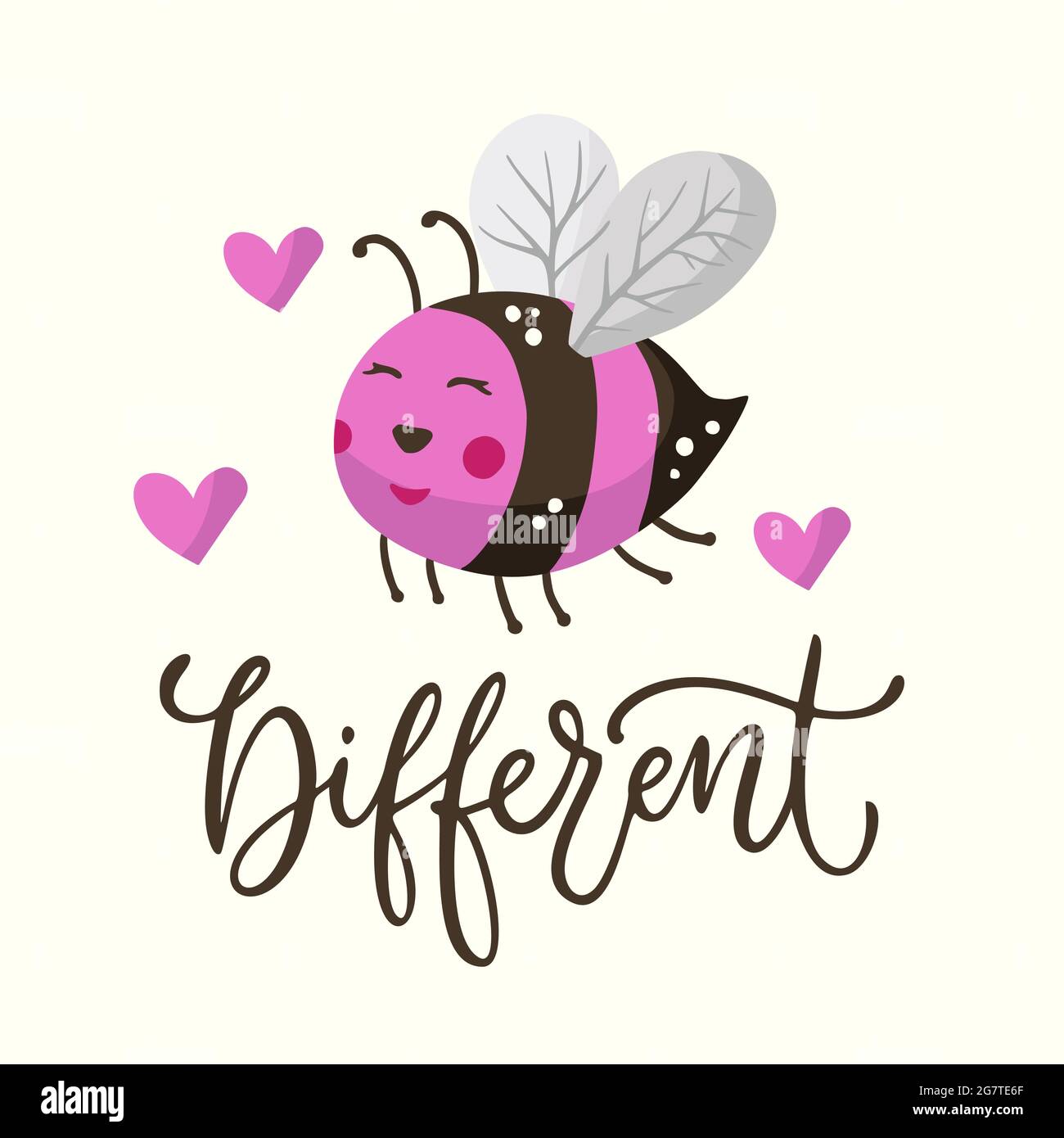 Cartoon Honey Bee Love