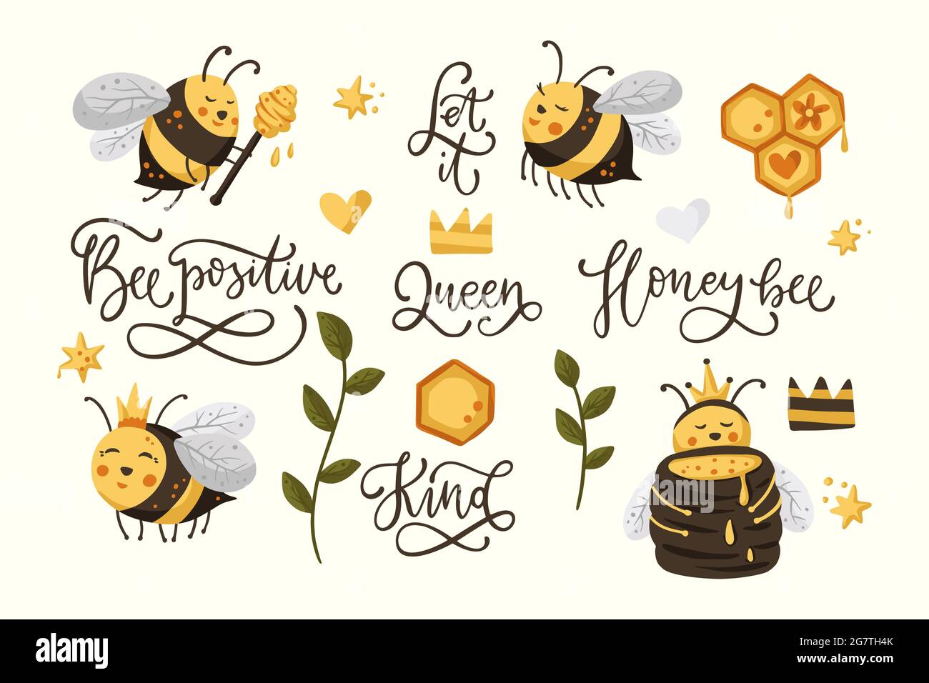 Cartoon Honey Bee High Resolution Stock Photography and Images - Alamy
