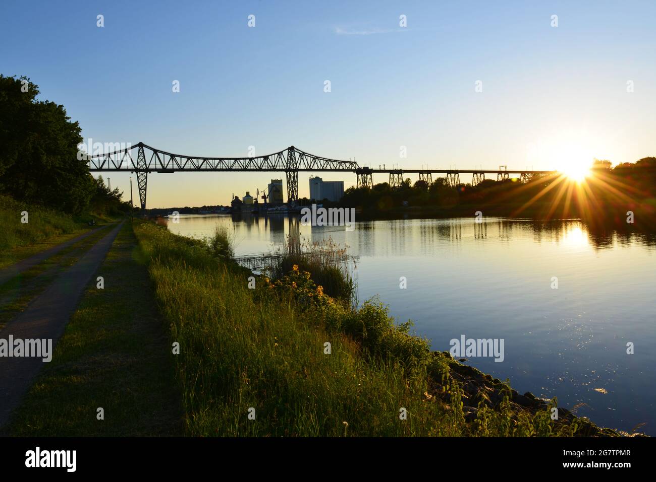 Rendsburg railway bridge hi-res stock photography and images - Alamy