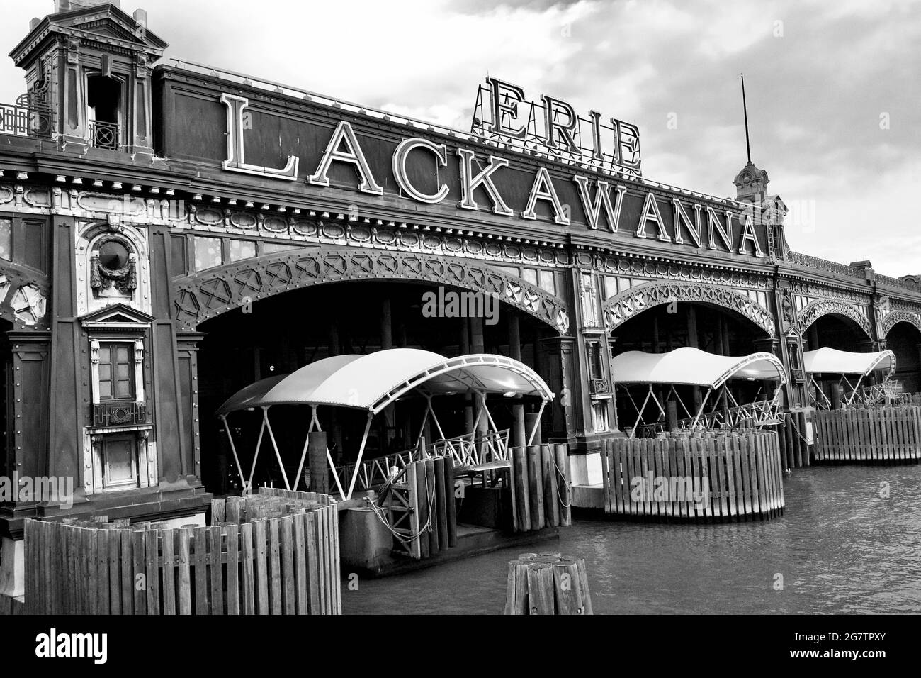The Erie-Lackawanna Ferry at Hoboken Terminal in Hoboken, New Jersey ...