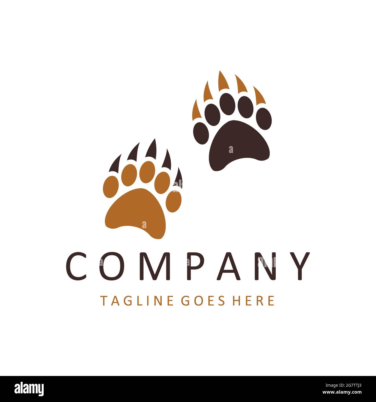 Bear Paw Logo Design