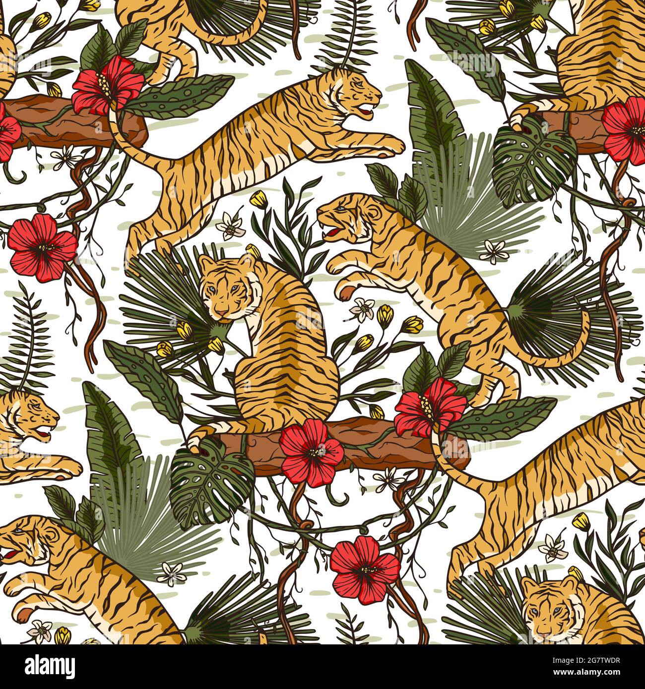 Exotic animal painting Stock Vector Images - Alamy