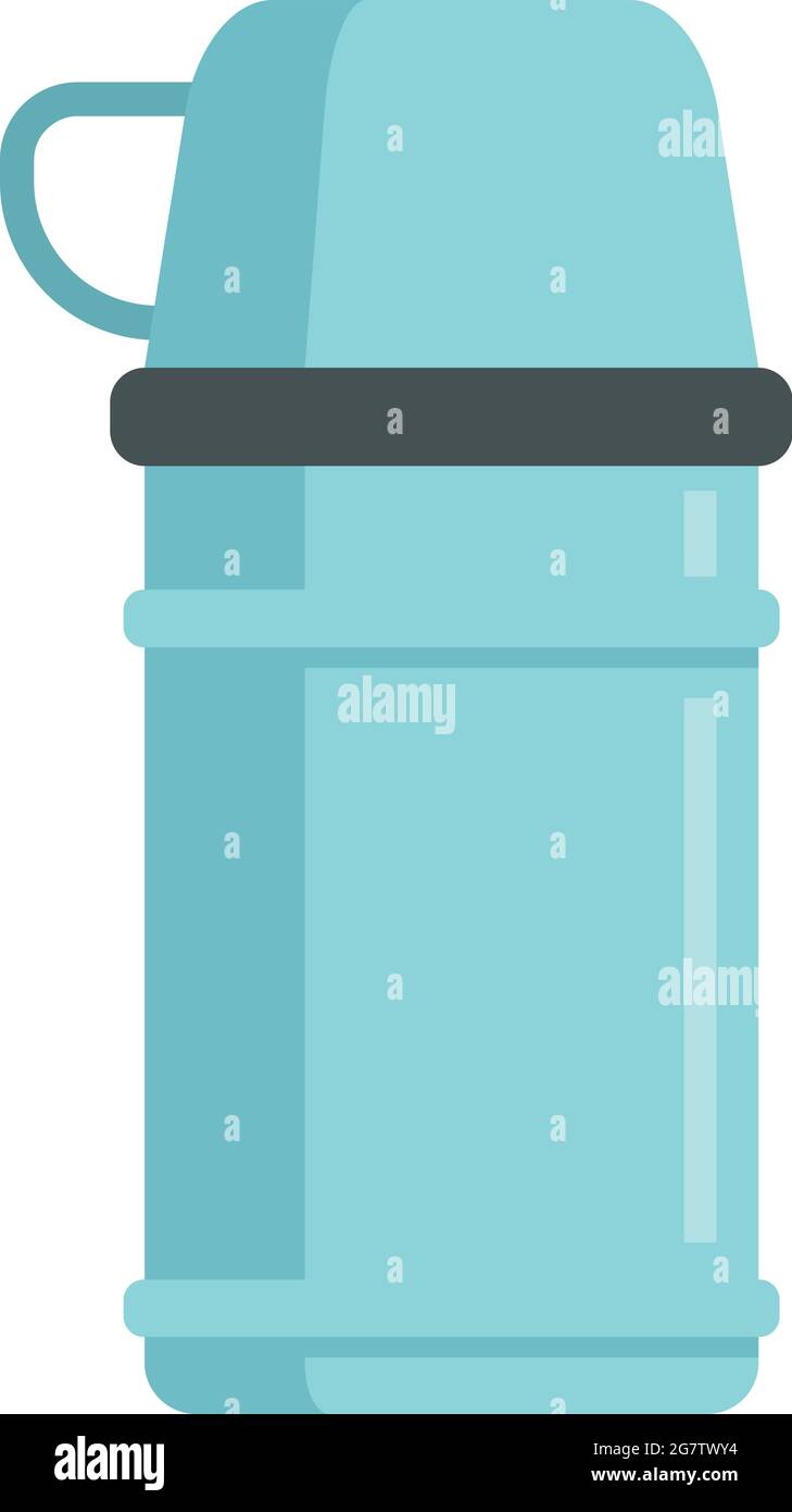 Vacuum insulated container icon. Flat illustration of vacuum insulated ...