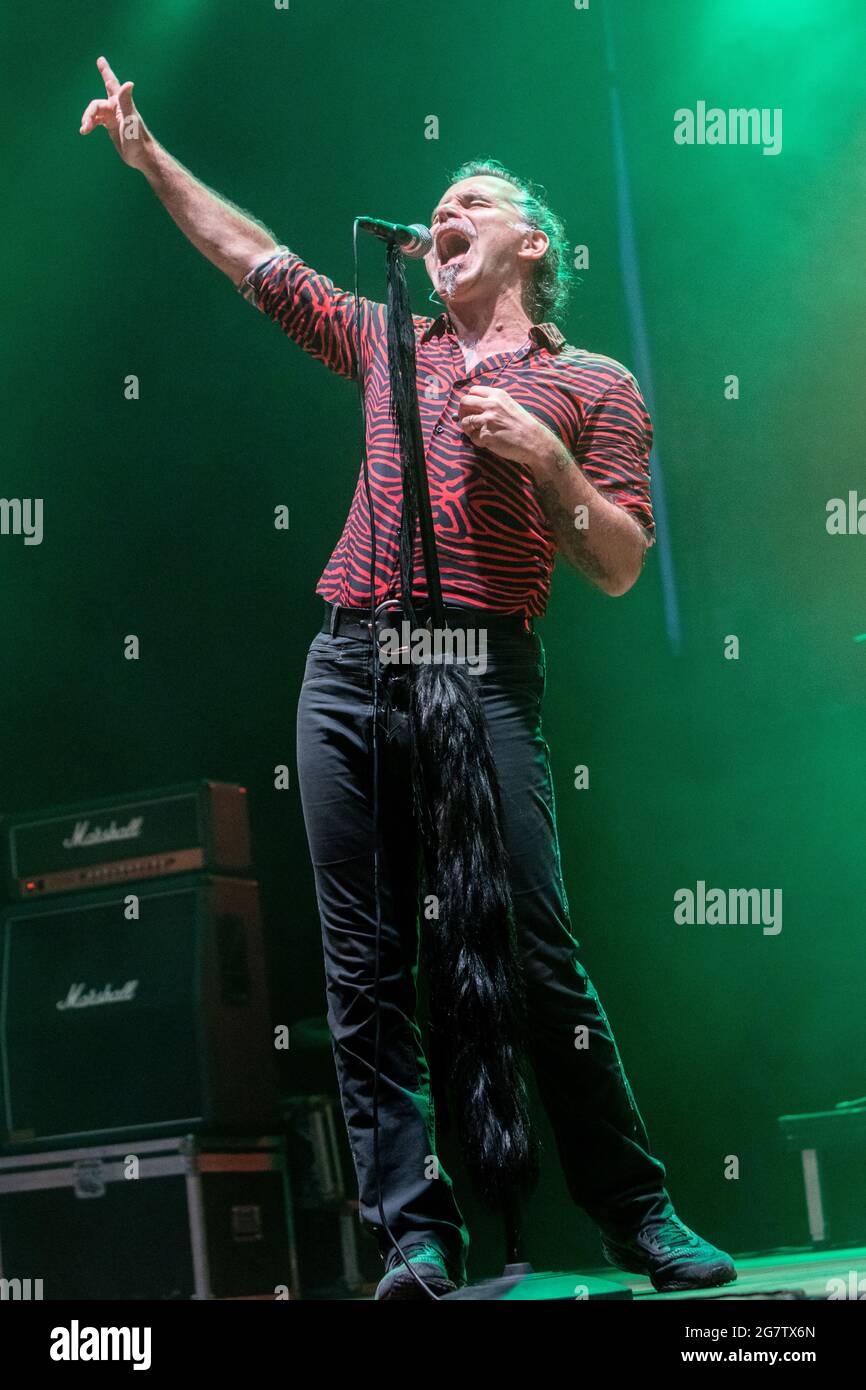 Milan Italy. 15 July 2021. The italian rock singer-songwriter PIERO ...