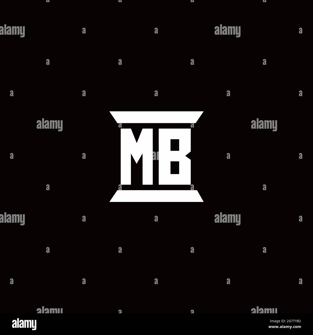 Letter mb logo hi-res stock photography and images - Alamy
